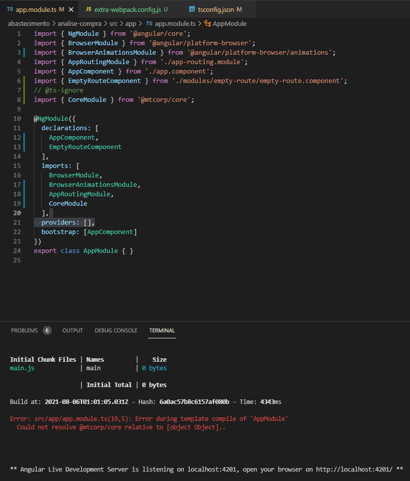 How to import module from another project · Issue #382 · single-spa/single-spa-angular · GitHub