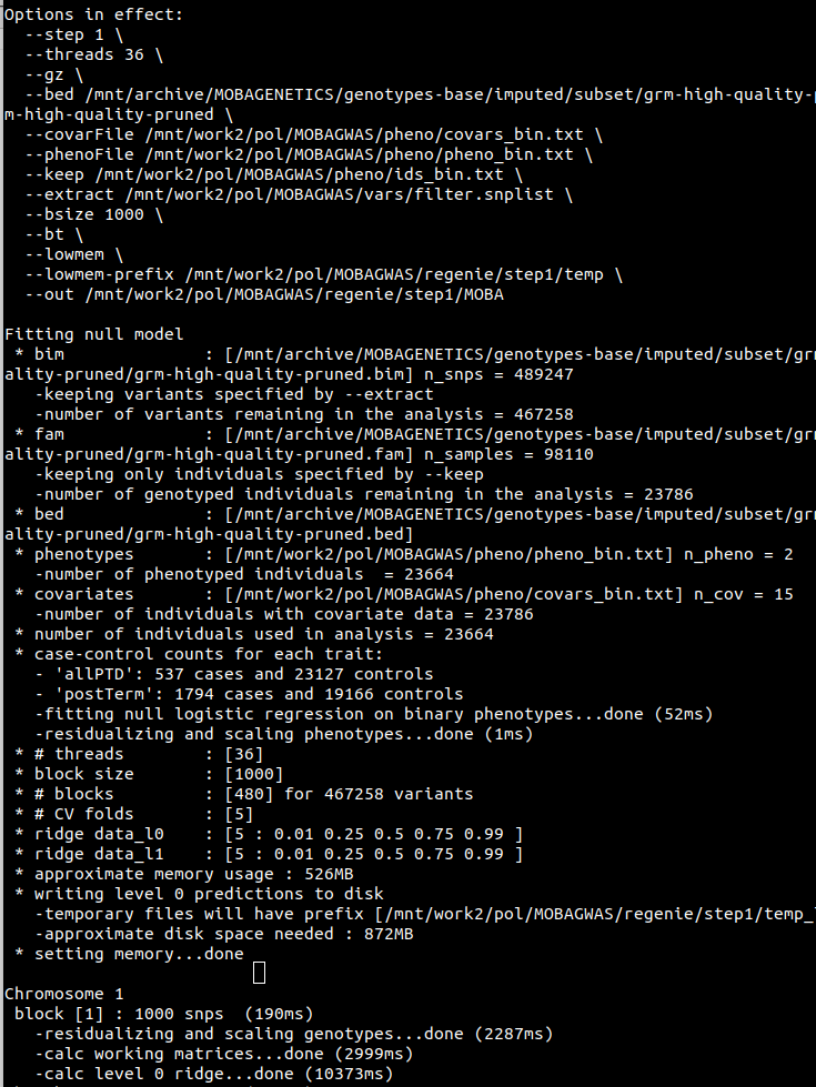 Step 1 slow - multithreading problem · Issue #168 · rgcgithub/regenie ...