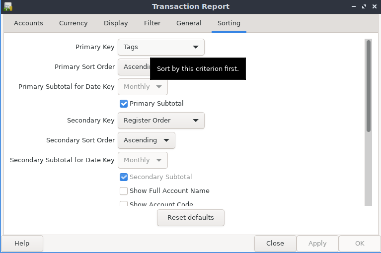 GitHub - dawansv/gnucash-custom-reports: Custom GnuCash transaction report with ability to sort ...