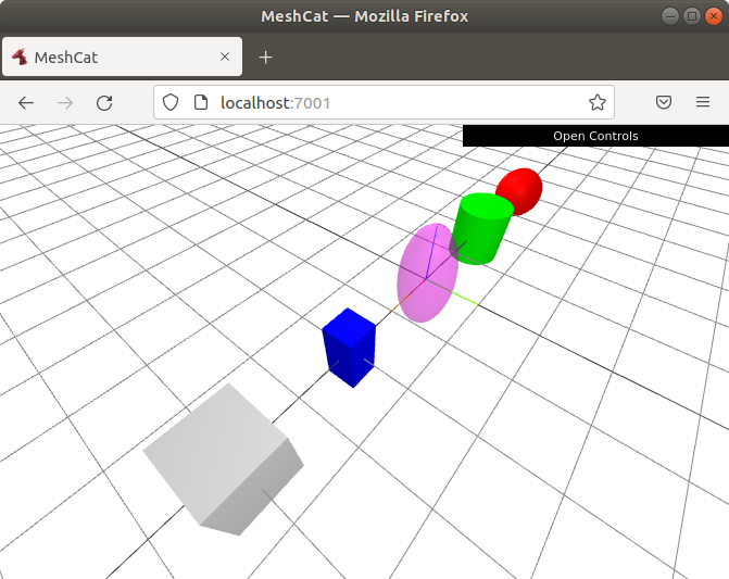 Meshcat Trying To Upgrade To Latest Commit But Some Primitives Can No Longer Be Visualized