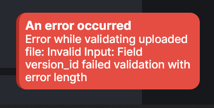 Make submission error message(s) more useful · Issue #712 · modrinth ...
