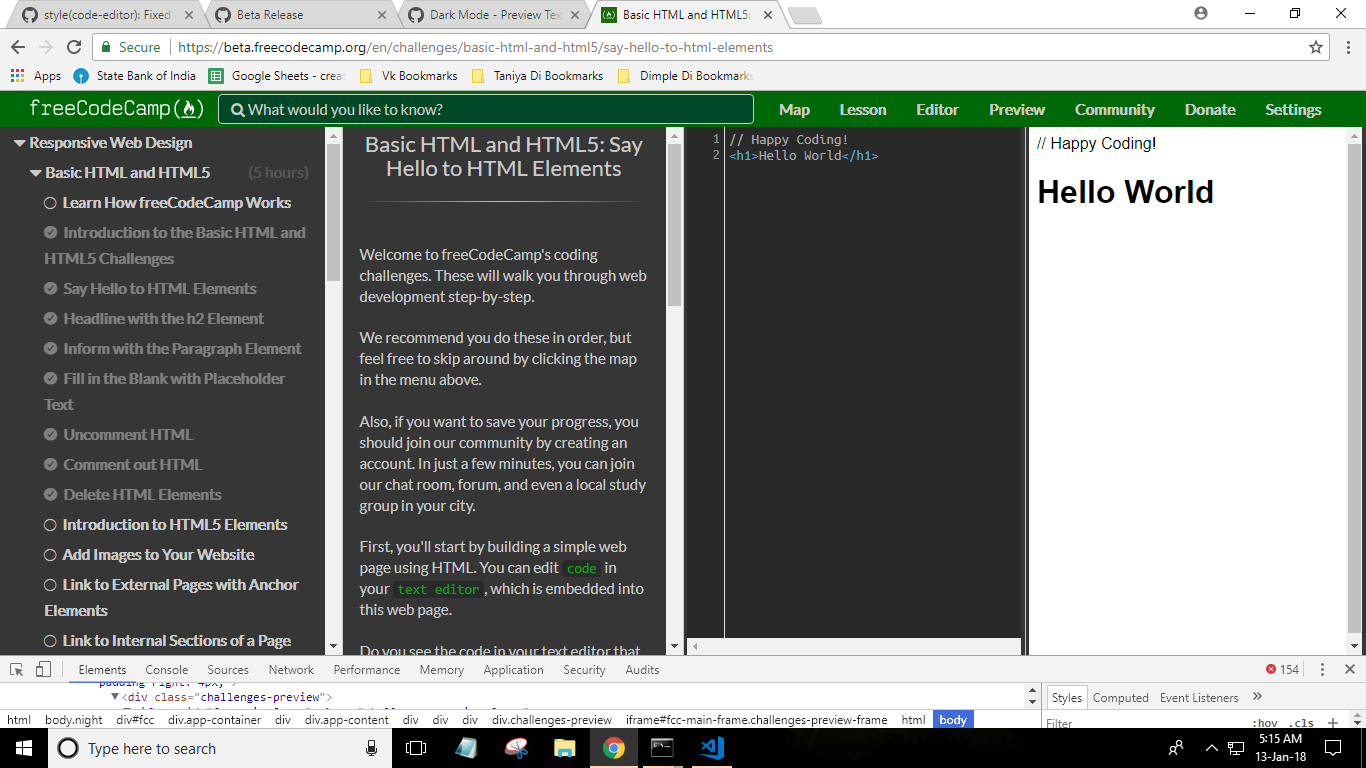 Dark Mode - Preview Text is too dark · Issue #16318 · freeCodeCamp/freeCodeCamp · GitHub