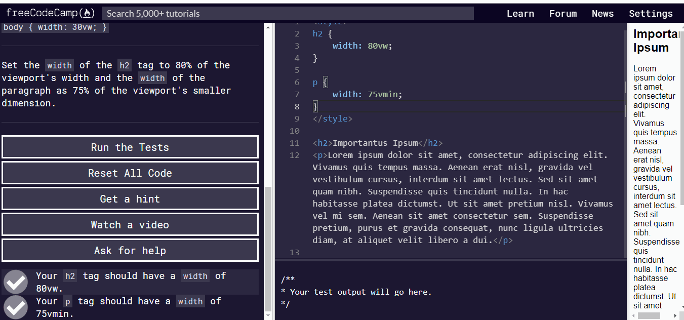 [curriculum] Commented code is getting accepted in a challenge · Issue #36740 · freeCodeCamp ...