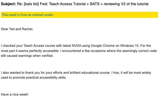 Confirm no a11y issues exist in docusaurus branch · Issue #67 · teachaccess/tutorial · GitHub