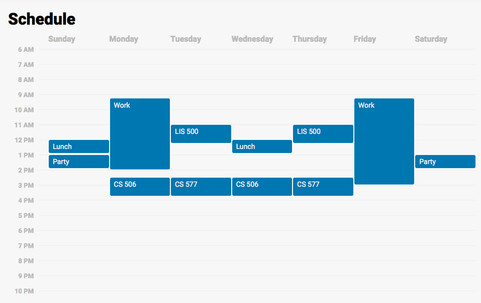 Discrepancy between event list and calendar · Issue #62 · Chaseshak/BadgerNet · GitHub