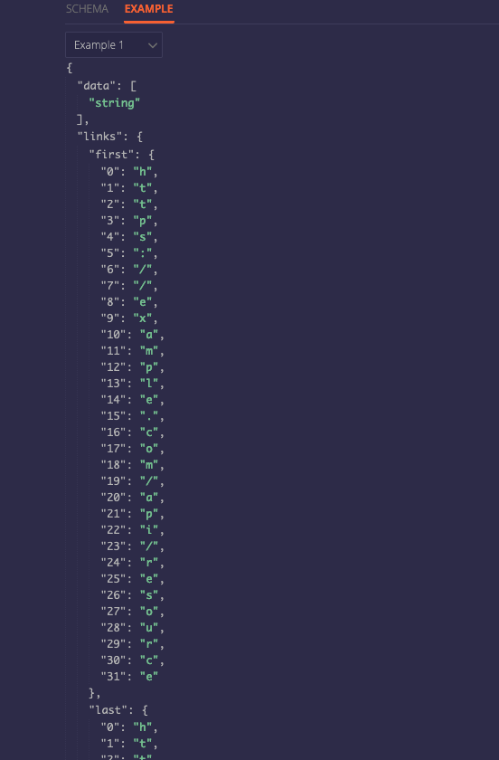Examples rendering strangely with oneOf · Issue #620 · rapi-doc/RapiDoc · GitHub