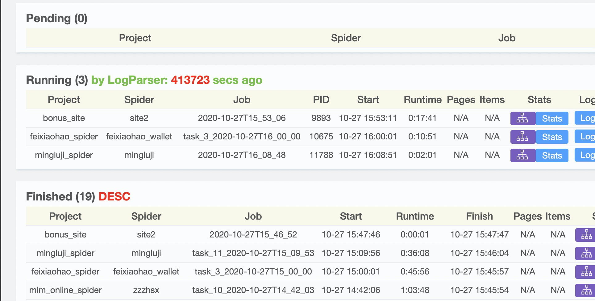 A very important improvement · Issue #167 · my8100/scrapydweb · GitHub
