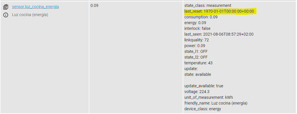 last_reset not updating for some energy sensors or energy value not ...