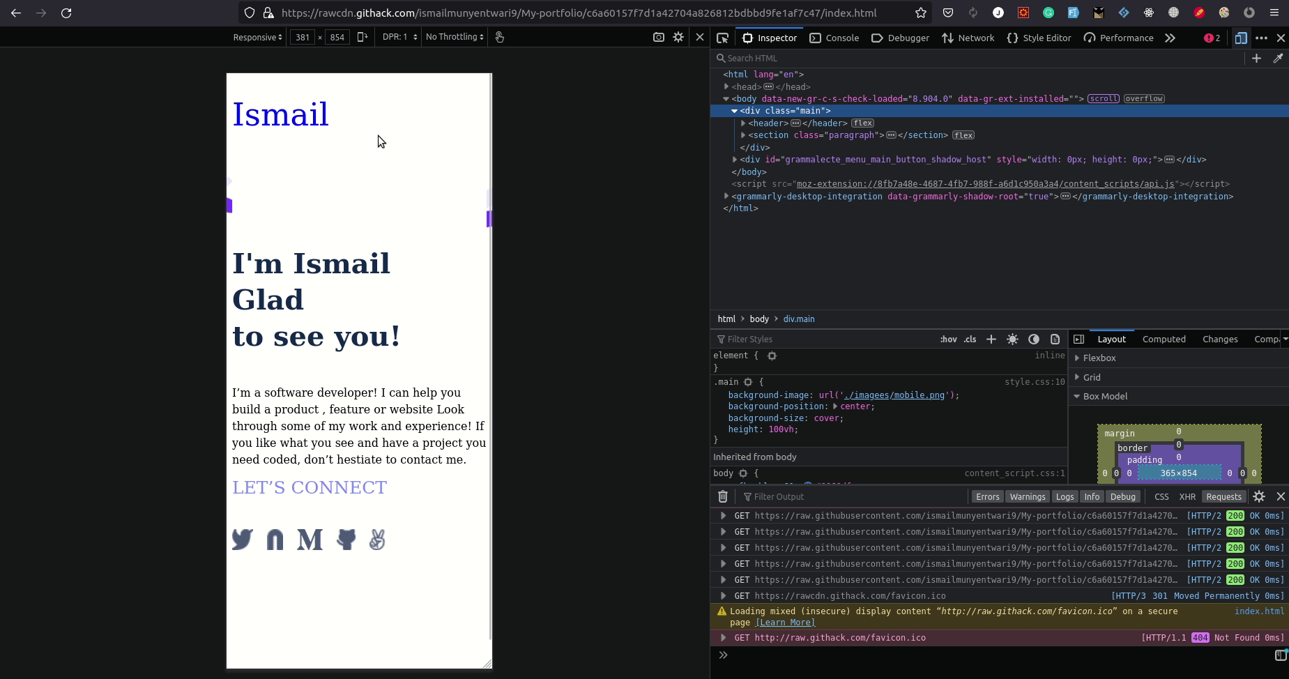 Toolbar by ismailmunyentwari9 · Pull Request #1 · ismailmunyentwari9/My-portfolio · GitHub