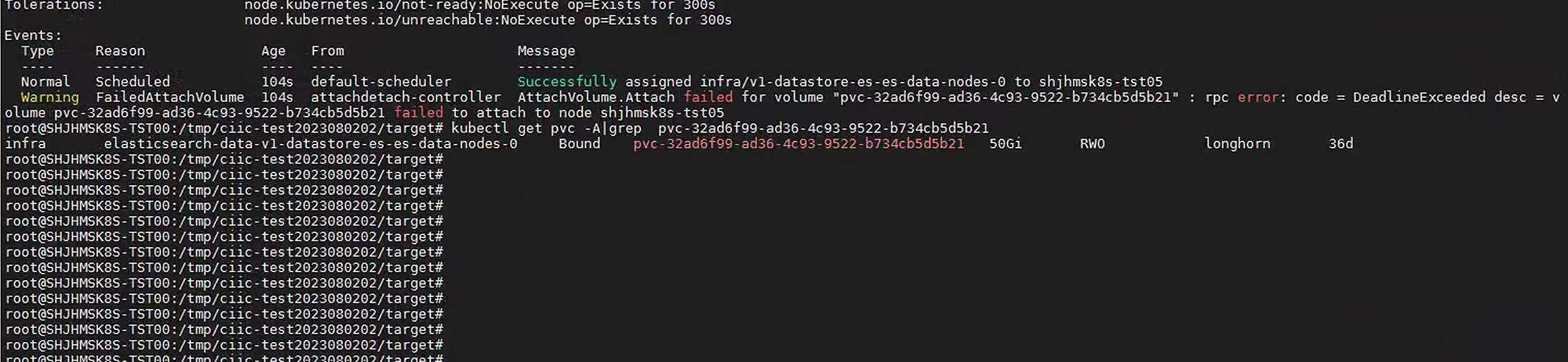 PVC failed to attach to node xxx · Issue #6448 · longhorn/longhorn · GitHub