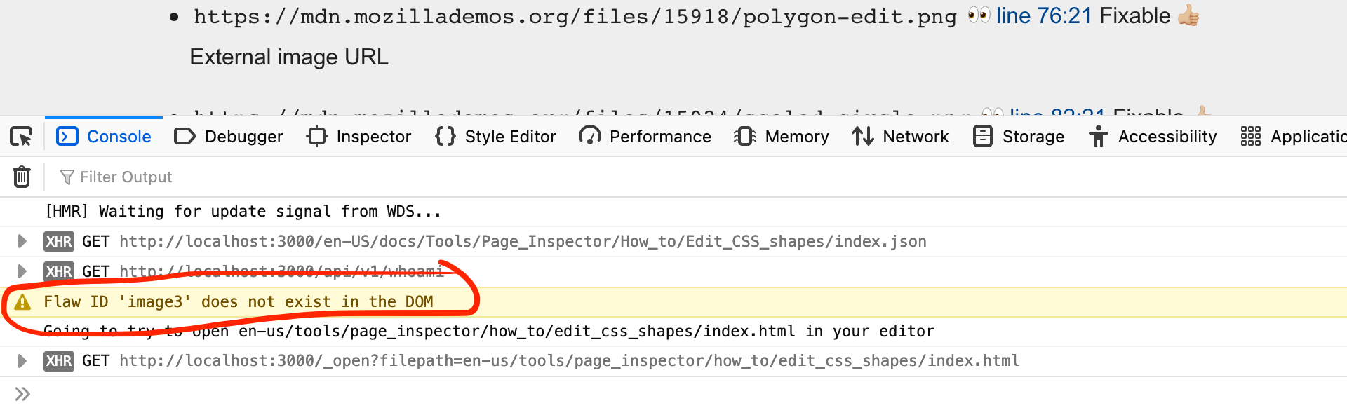 Fixable image flaws with repeated images · Issue #2247 · mdn/yari · GitHub