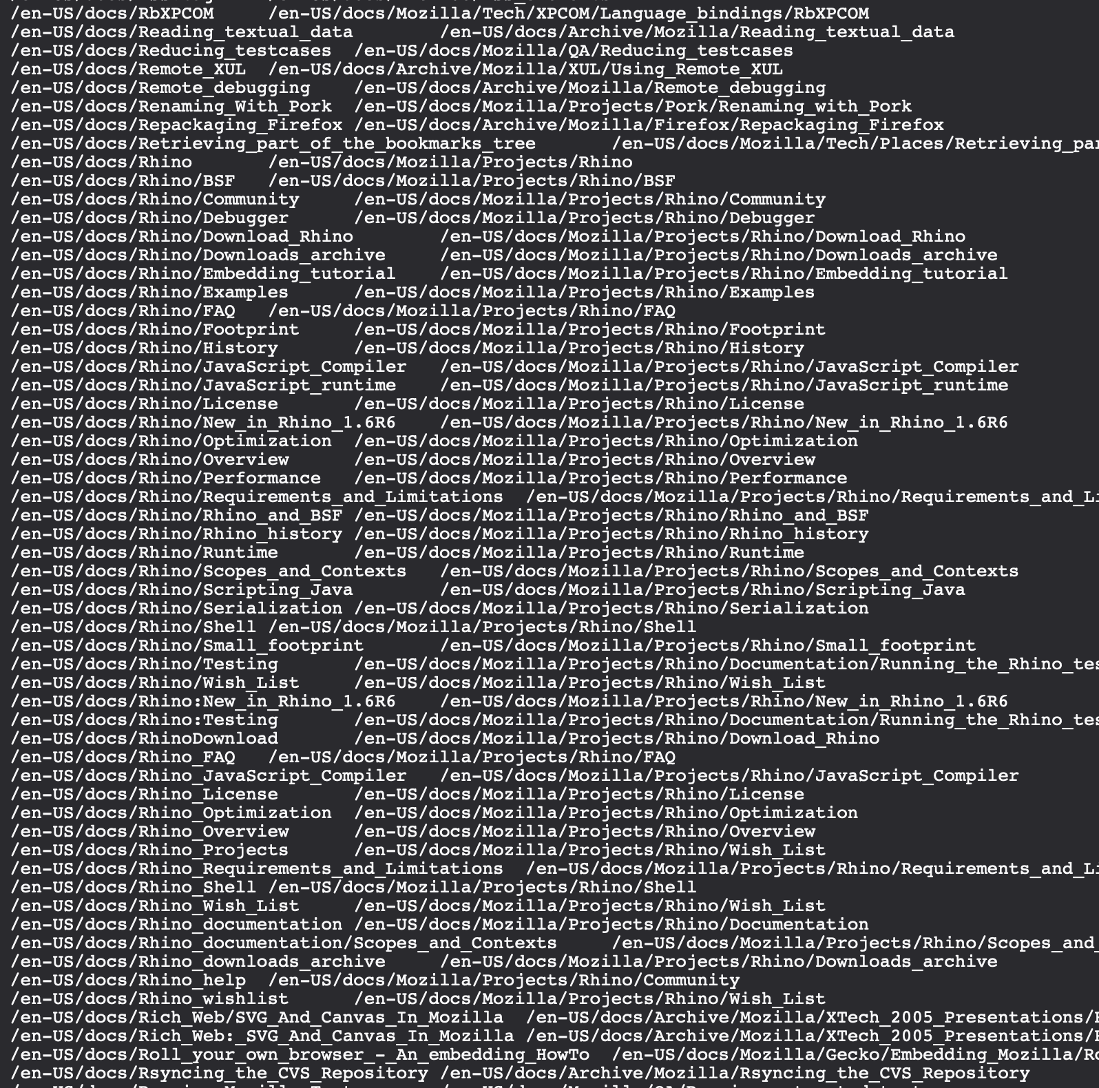 Links to Rhino examples are dead · Issue #2181 · mdn/content · GitHub