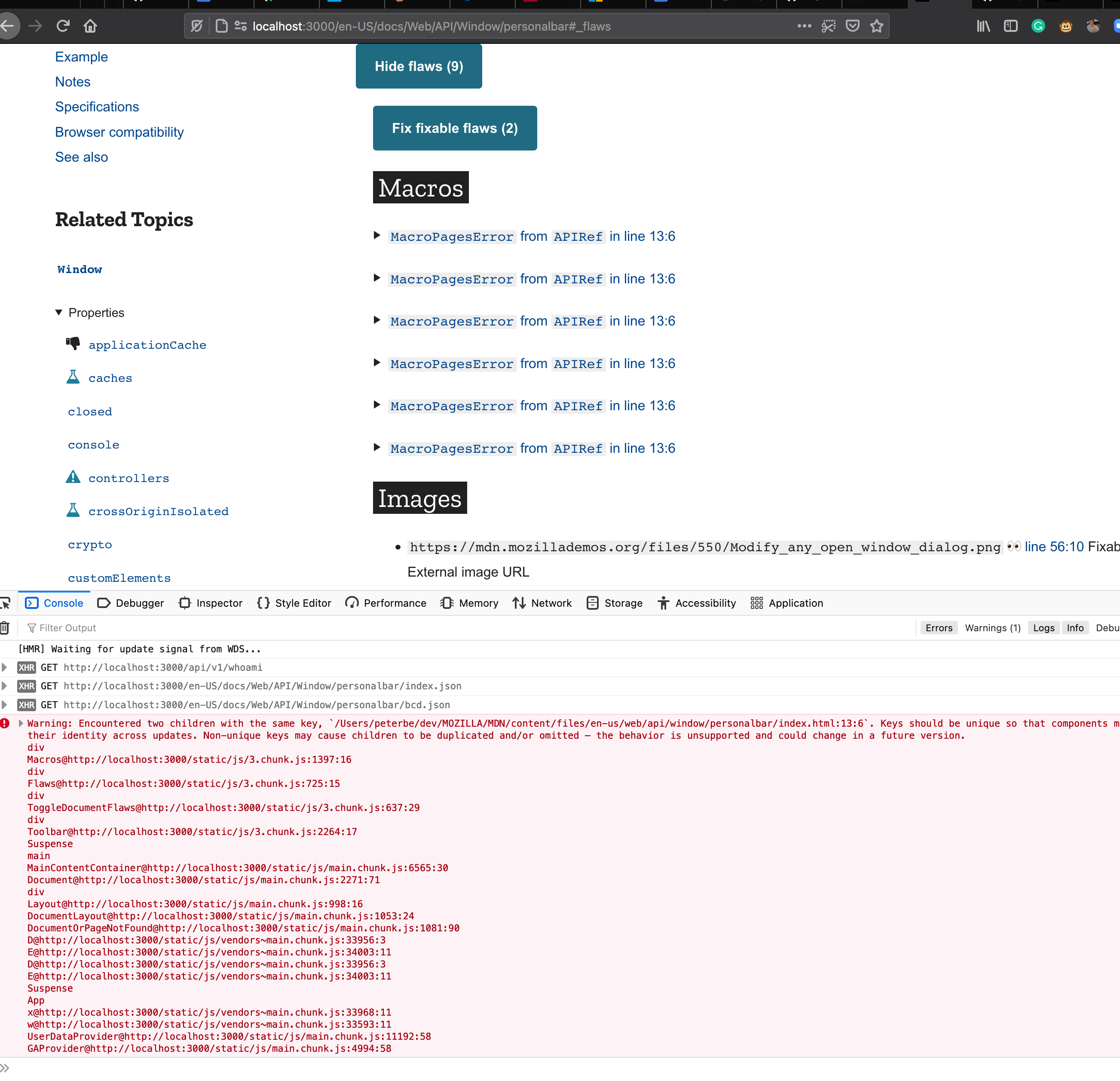 Bad React Loop Key On Macropageserrors With The Same Source · Issue 3184 · Mdnyari · Github