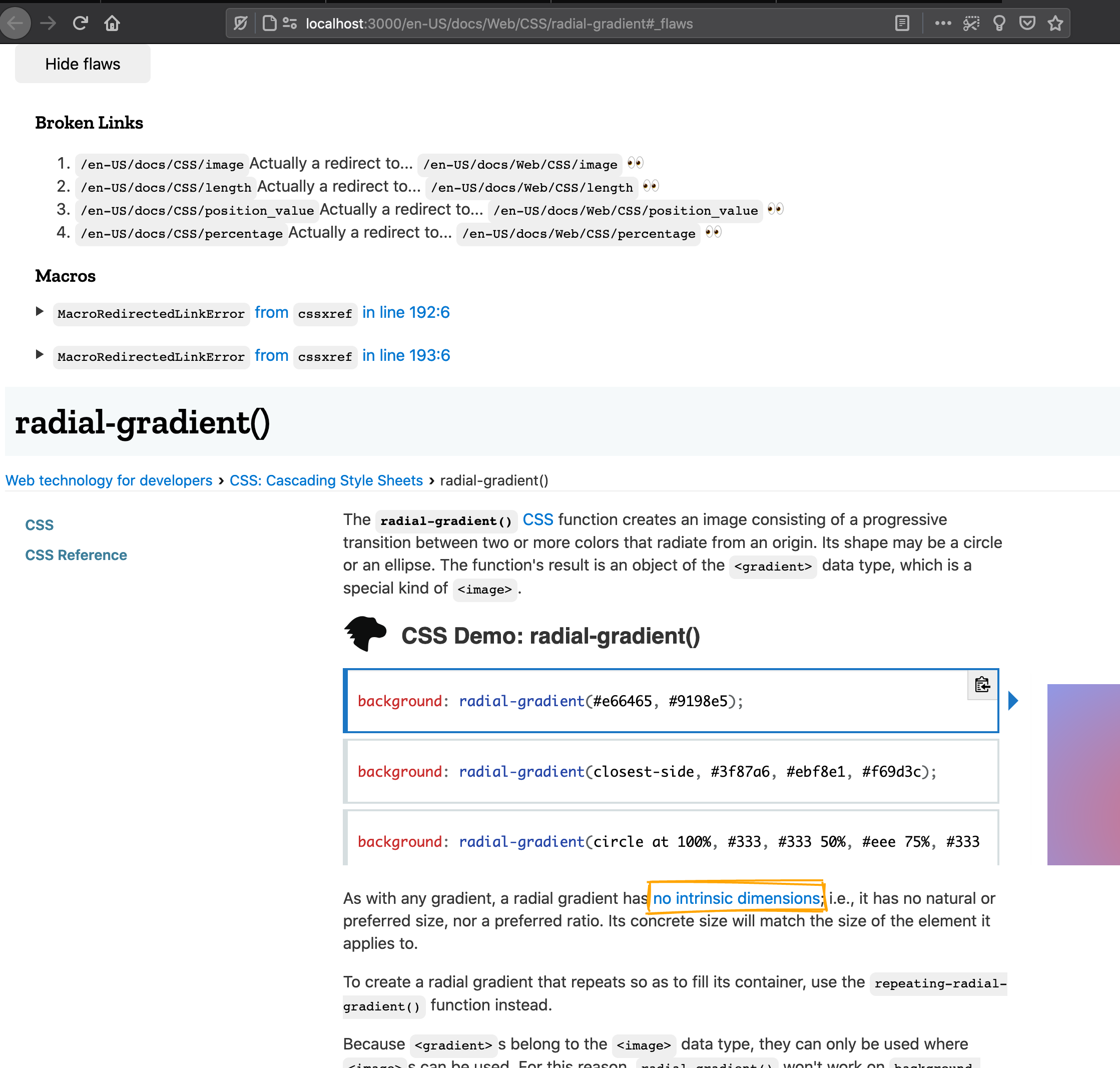 Rough notation graphics jump when the toolbar changes height · Issue #751 · mdn/yari · GitHub