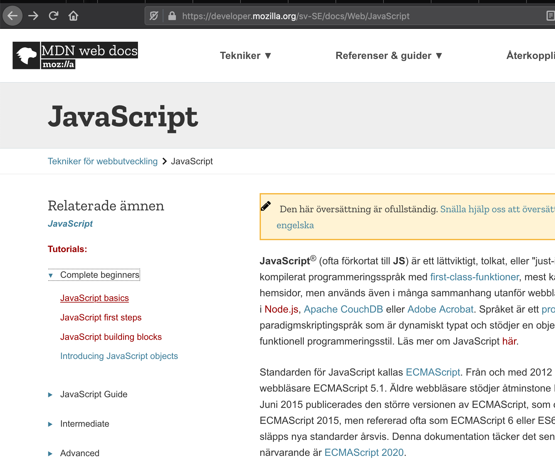 English fallback · Issue #1340 · mdn/yari · GitHub
