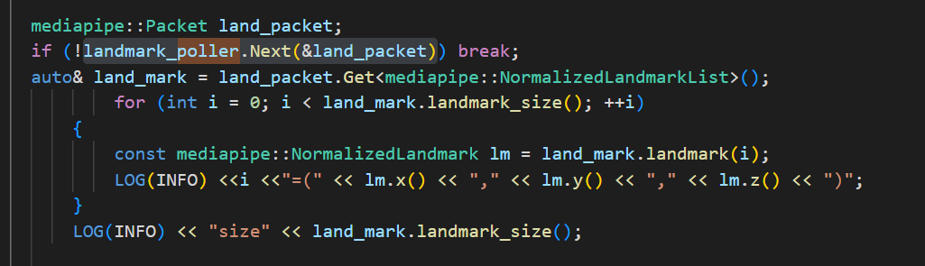 How to get poselandmark in c++ · Issue #3664 · google/mediapipe · GitHub