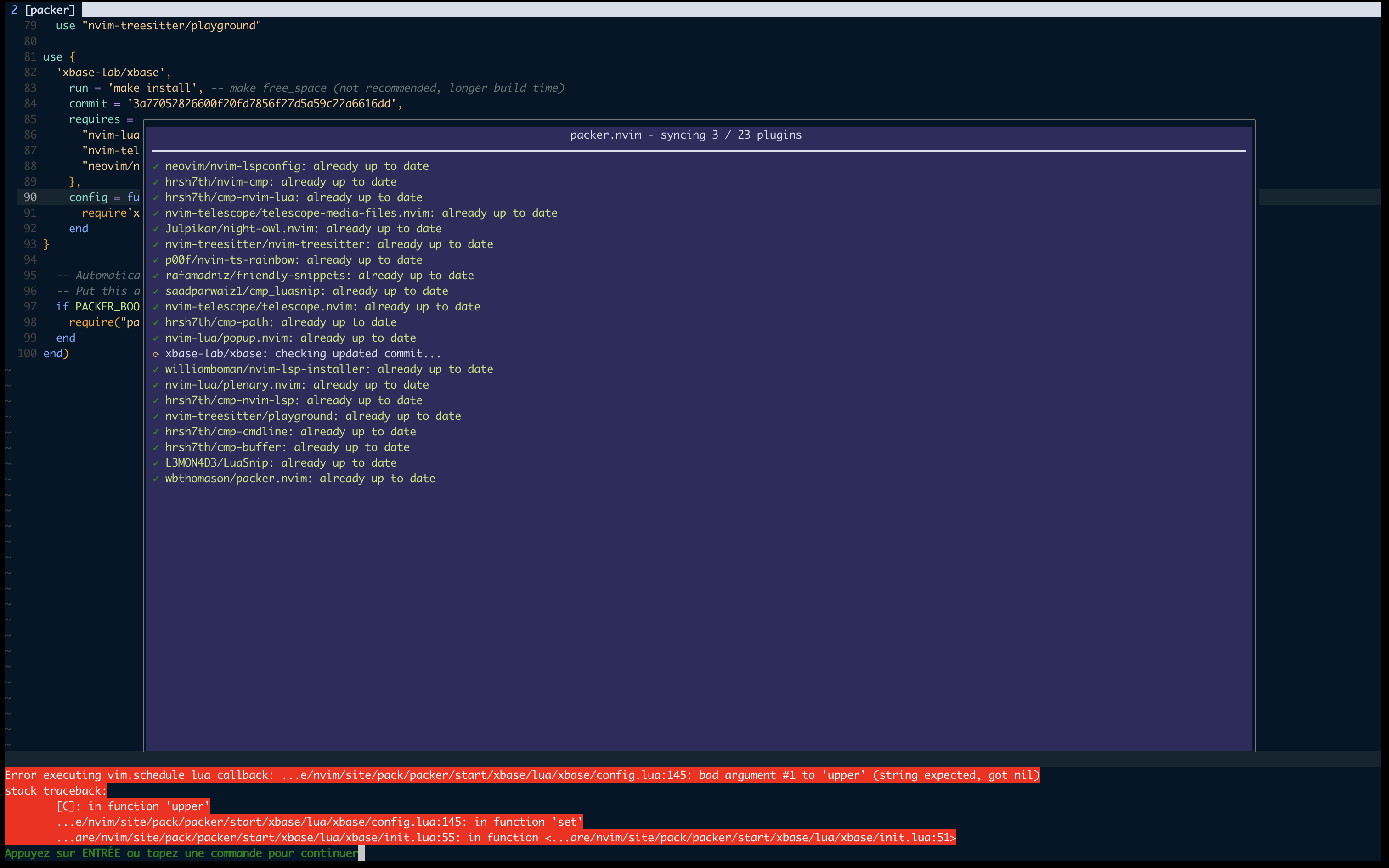 Config error during the install · Issue #112 · kkharji/xbase · GitHub