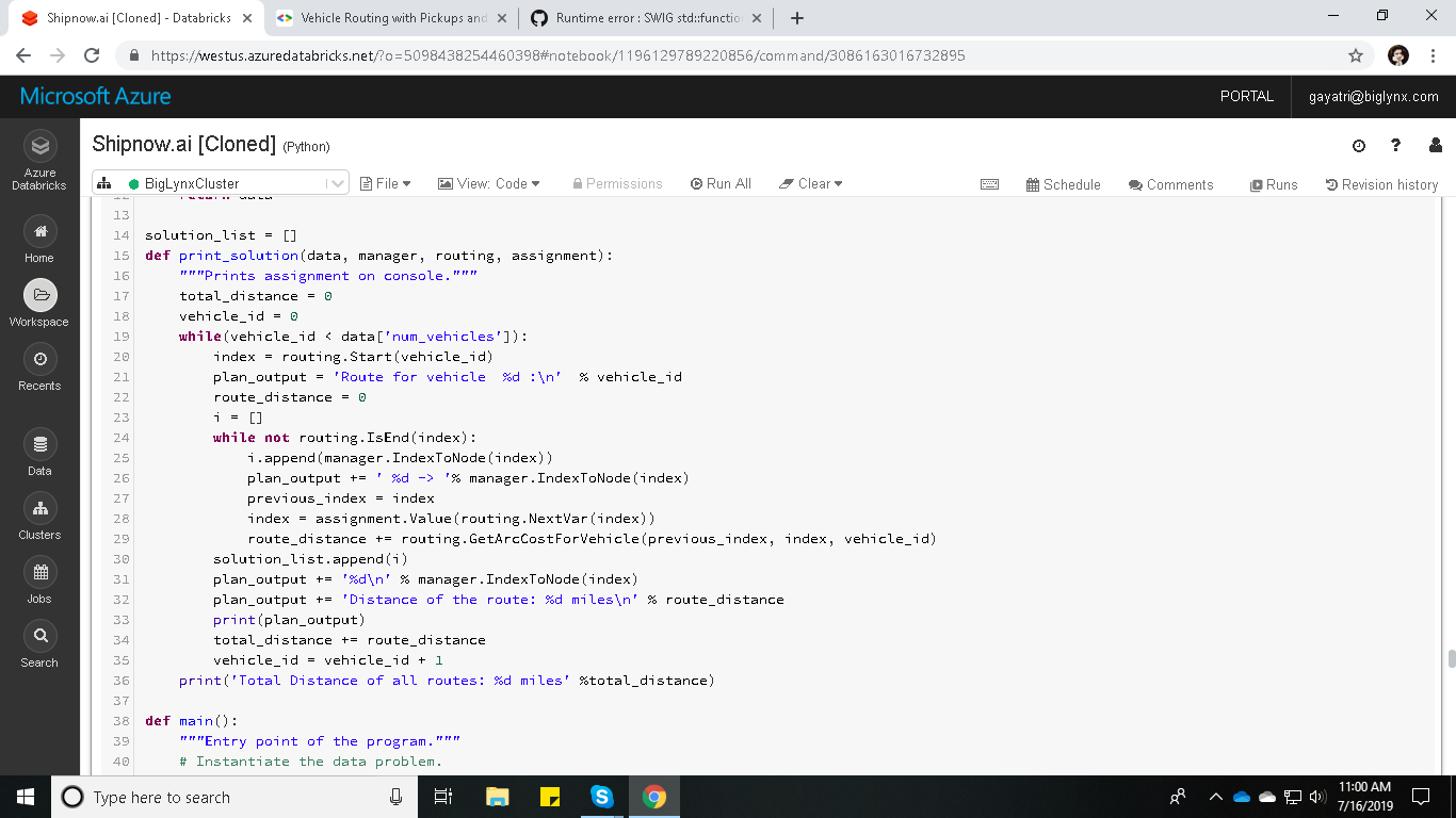 Runtime error : SWIG std::function invocation failed, in azure databricks · Issue #1406 · google ...