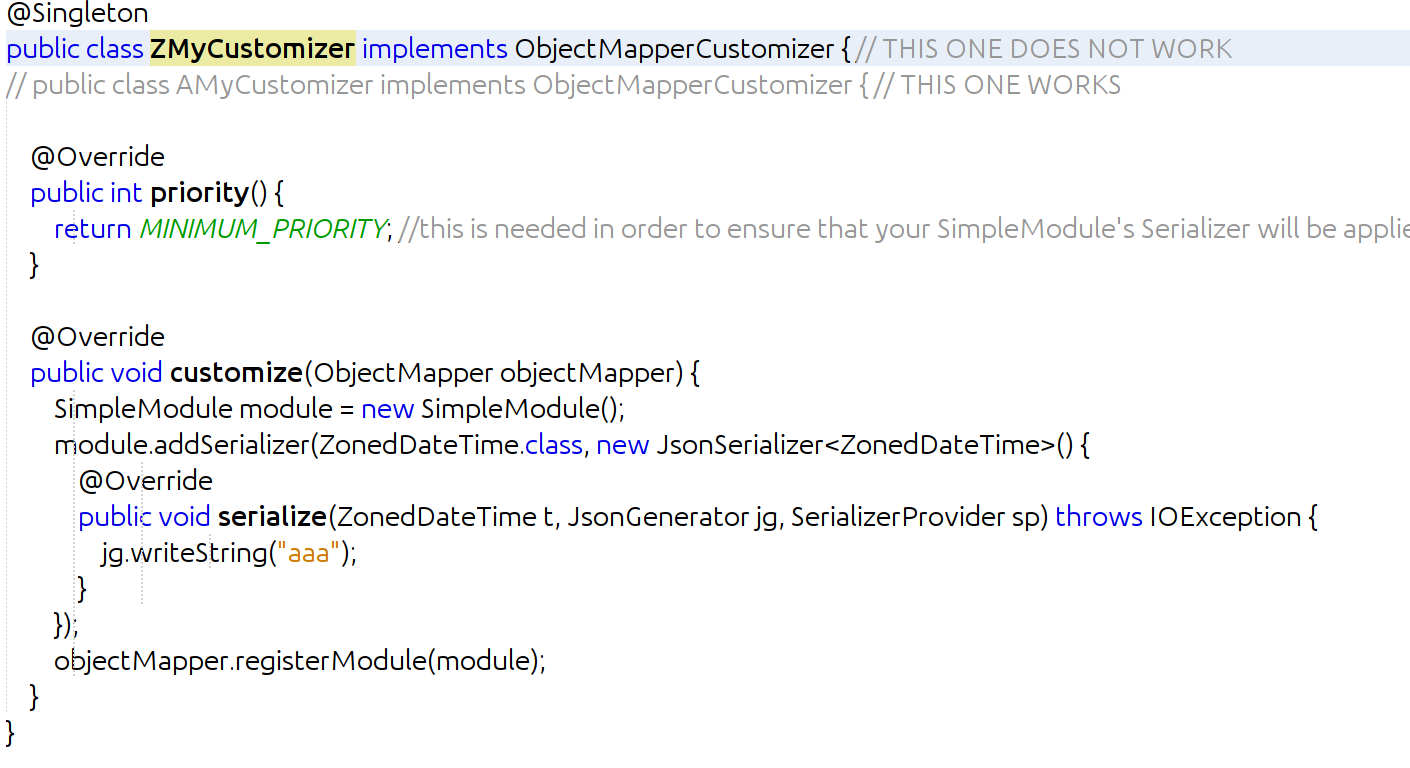 Resteasy Reactive Customised Jackson Objectmapper Not Used · Issue 15018 · Quarkusio Quarkus
