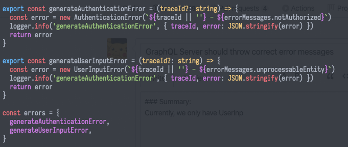 Graphql Server Should Throw Correct Error Messages · Issue 549