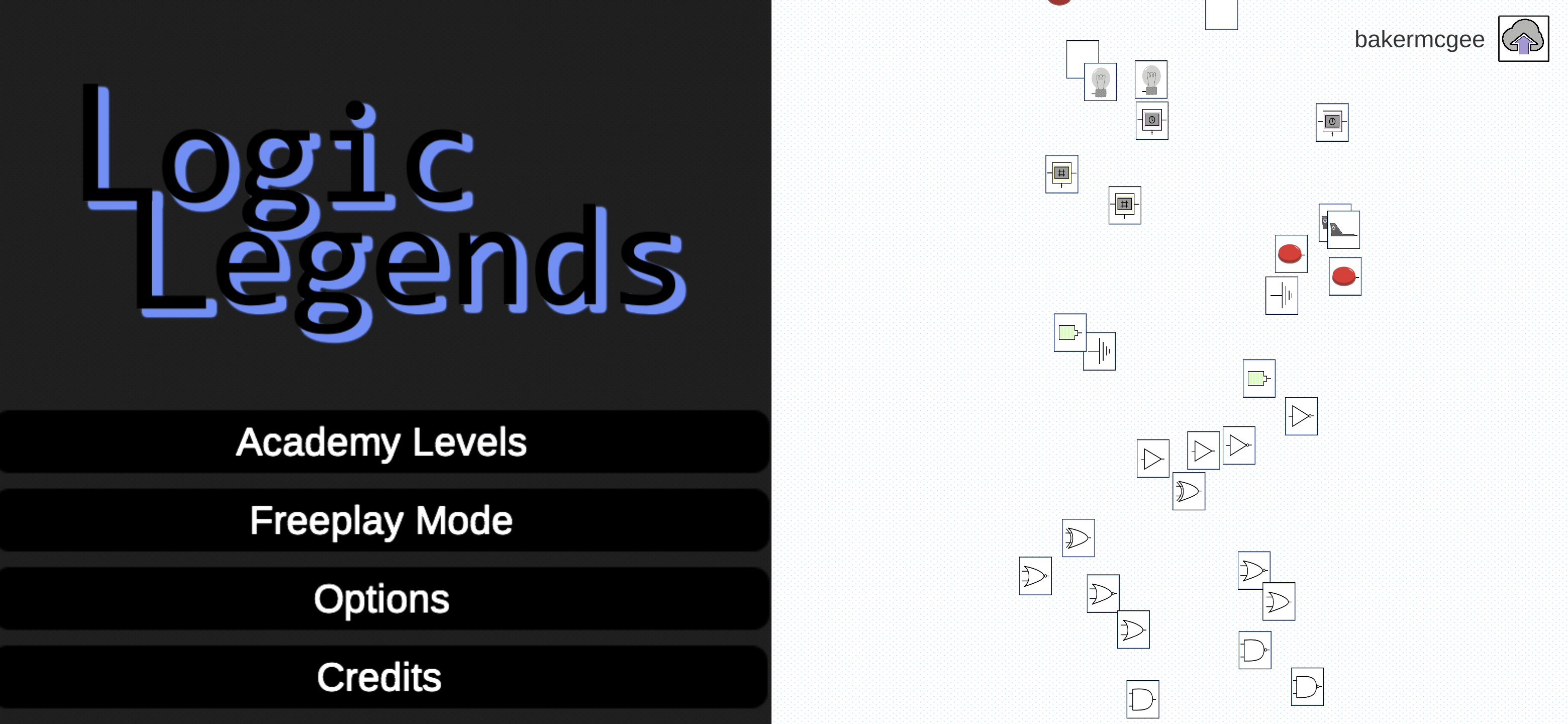 GitHub - bakermcgee/Logic-Legends: A simple logic circuit editor for ...