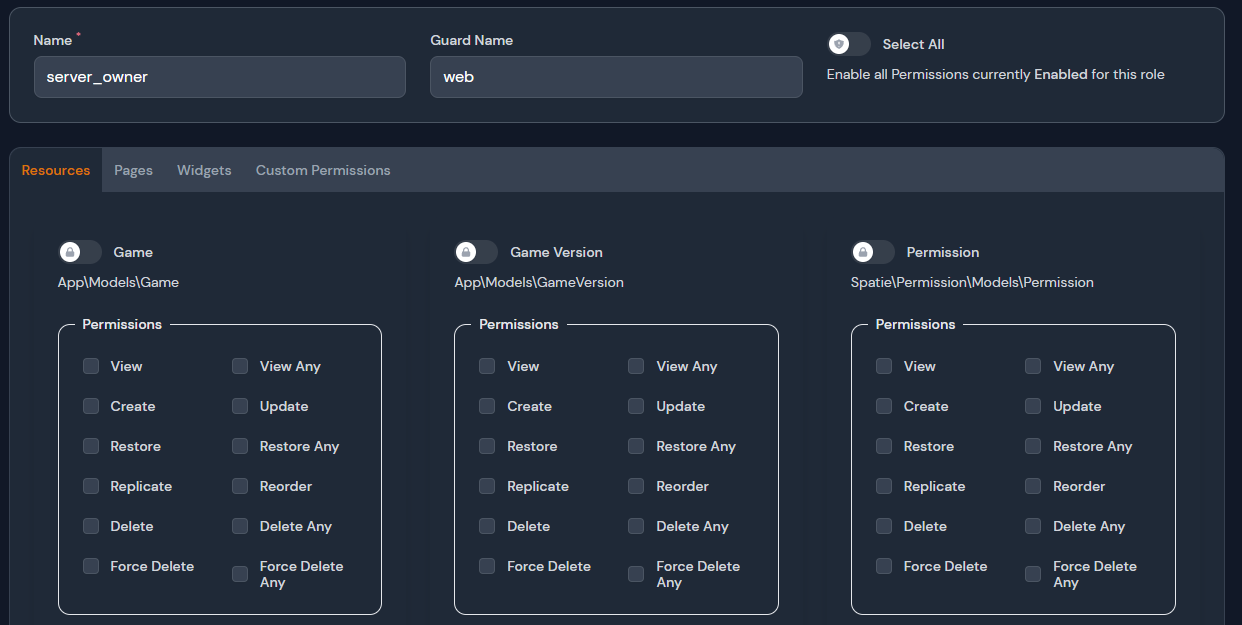 Permission model error · Issue #161 · bezhanSalleh/filament-shield · GitHub
