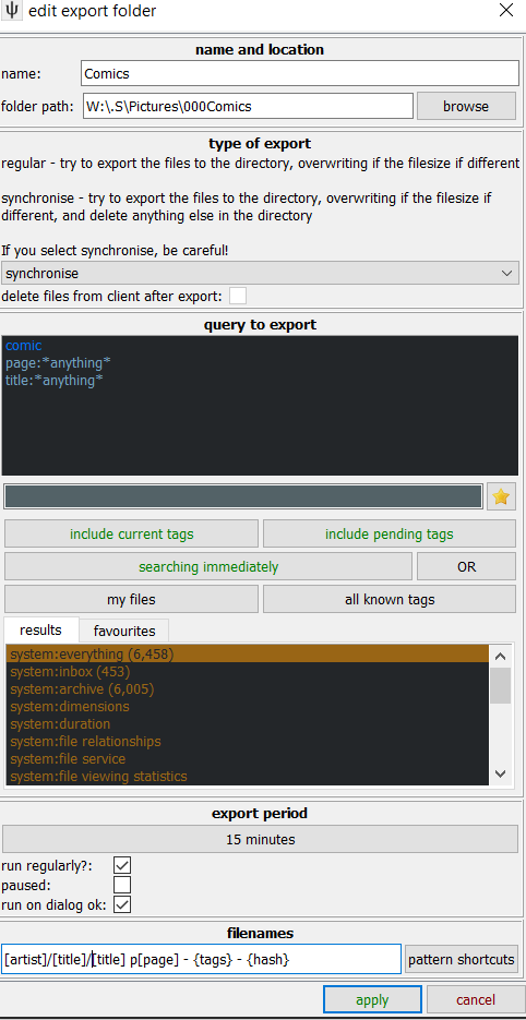 Ability to create folders when exporting · Issue #293 · hydrusnetwork/hydrus · GitHub