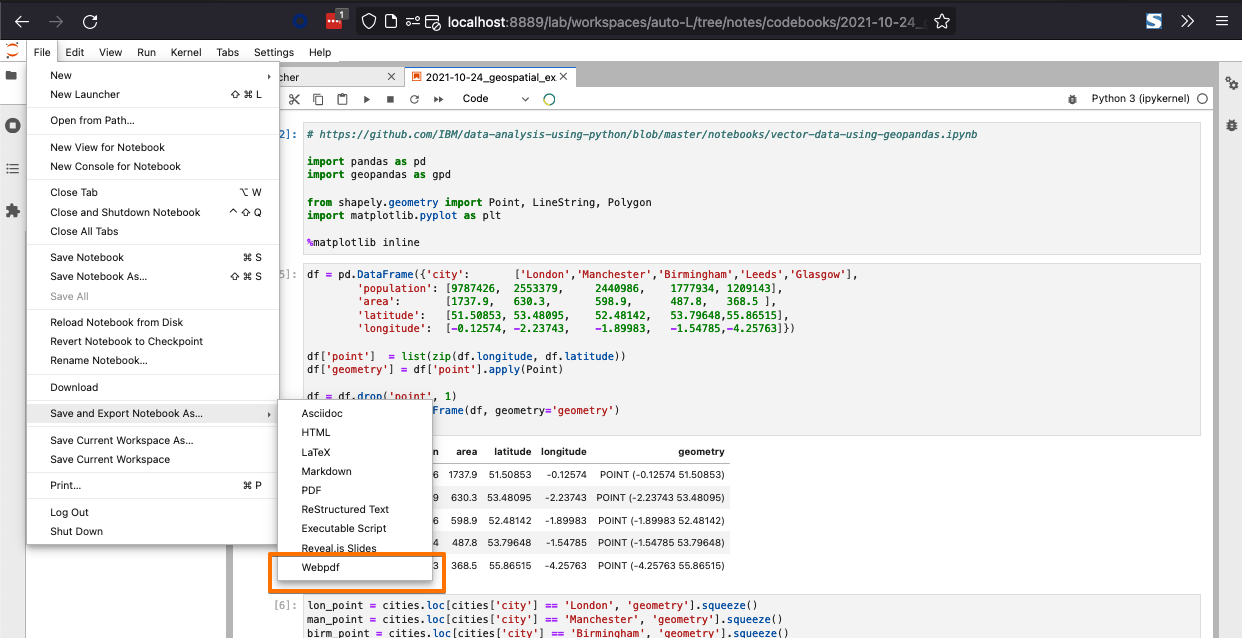 Export WebPDF not working · Issue #313 · jupyterlab/jupyterlab-desktop · GitHub