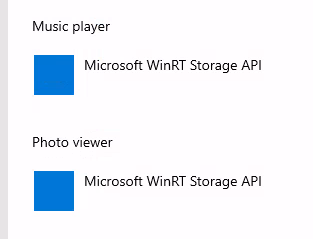 Photos Needs to be Reinitialized. Default for Photo Viewer is "Microsoft WinRT Storage API" on ...