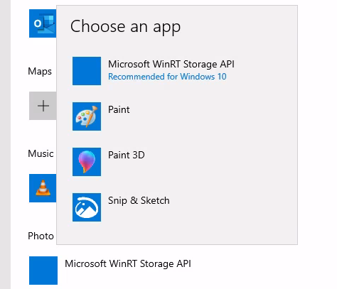 Photos Needs to be Reinitialized. Default for Photo Viewer is ...