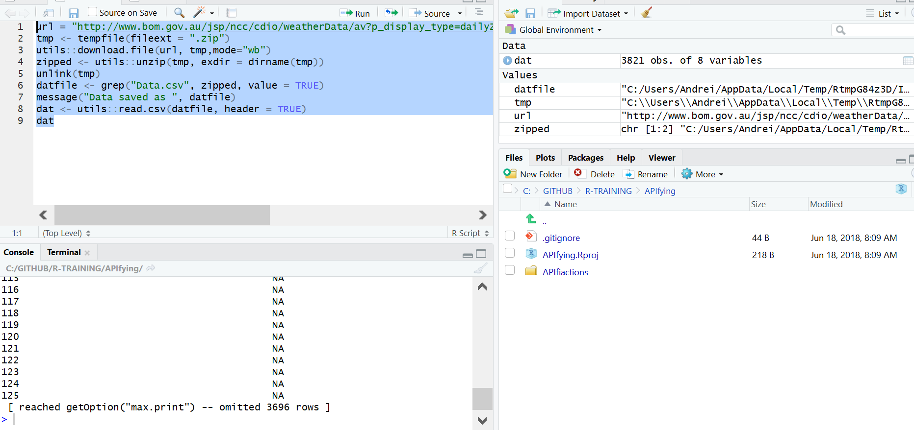Windows 10 -- Downloading Historic Data Fails · Issue #77 · ropensci-archive/bomrang · GitHub