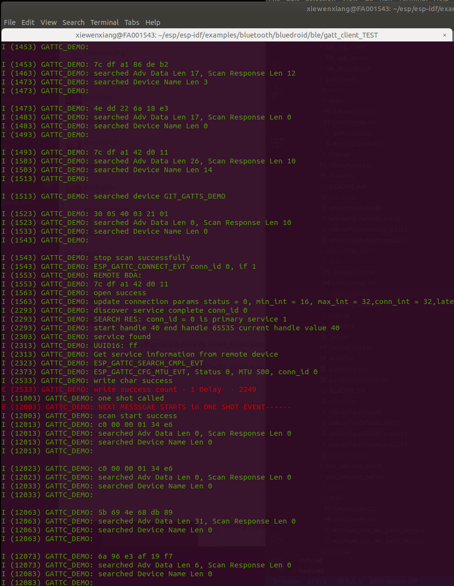 GATTC_Discover GATT_BUSY error in GATTC client detected continuously ...