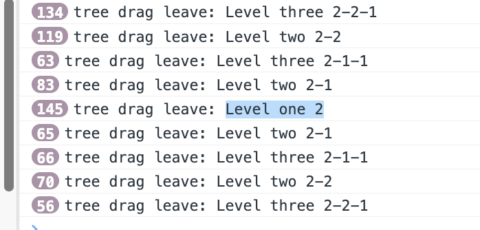[Component] [tree] Tree 树形控件 拖动事件 node-drag-leave 触发位置不正确 · Issue #11360 · element-plus/element ...