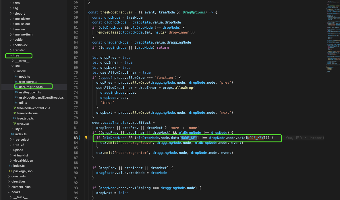 [Component] [tree] Tree 树形控件 拖动事件 node-drag-leave 触发位置不正确 · Issue #11360 · element-plus/element ...