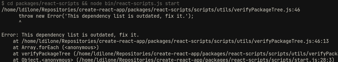 Exception : "This dependency list is outdated, fix it." · Issue #11236 ...