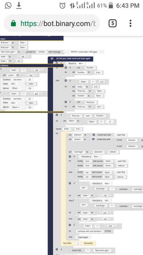 Need correction please · Issue #1907 · binary-com/binary-bot · GitHub