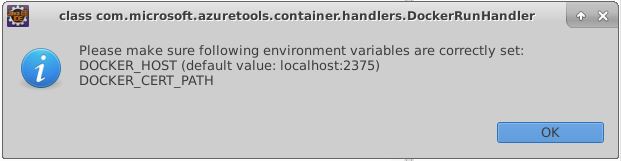 [Eclipse]Docker: An error dialog pops out after clicking Docker Run[Linux] · Issue #610 ...