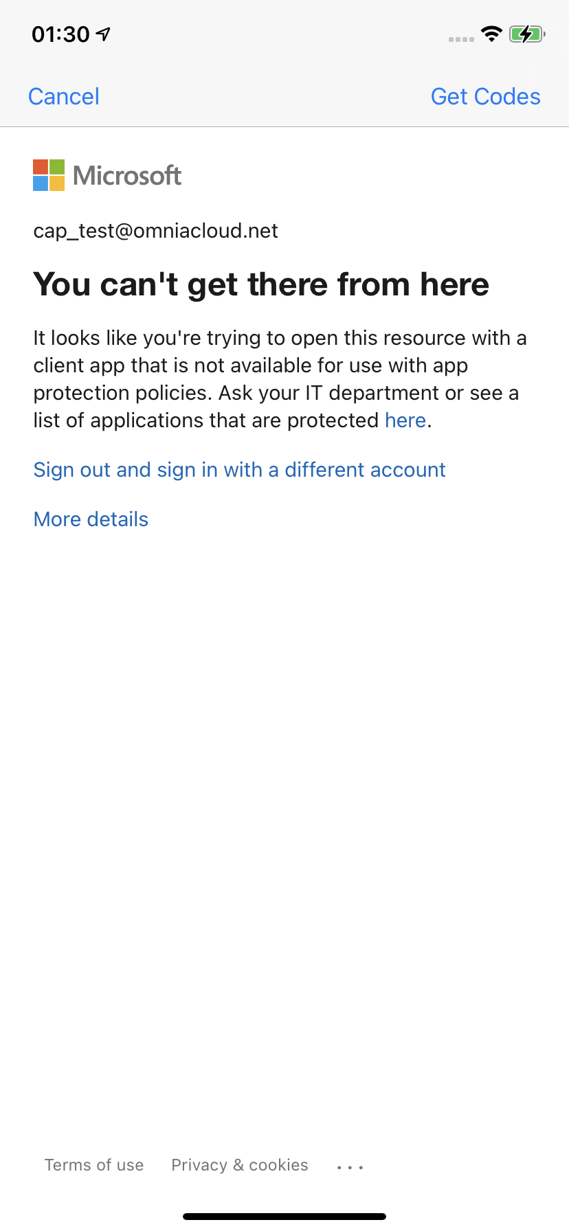 Conditional Access Require App Protection Policy Flow With Adal · Issue 209