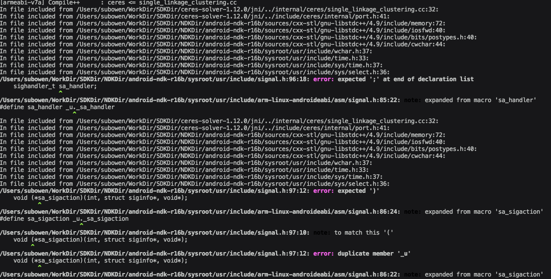 How can I compile Android library with gcc + Android_14 + gnustl_shared ...