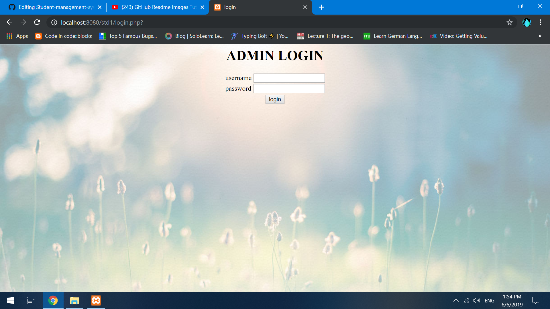 GitHub - athulpreet/Student-management-system: a php project for college