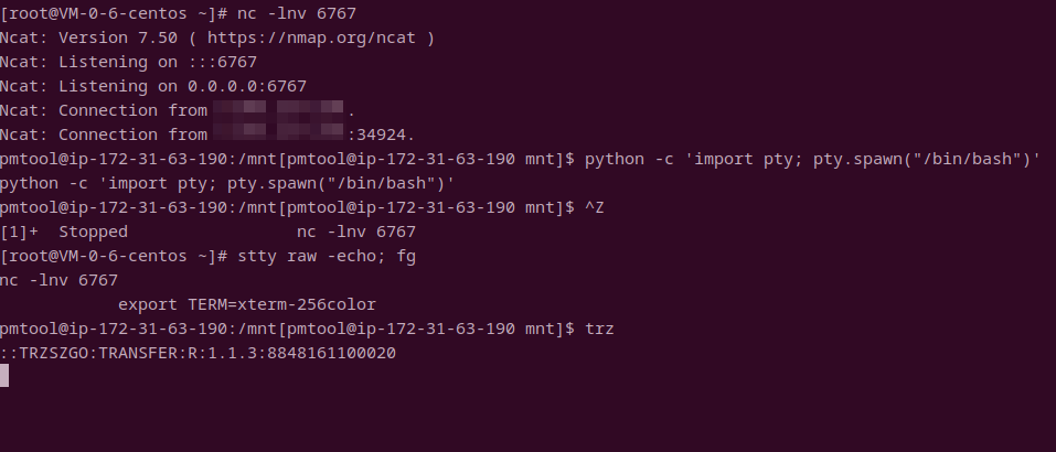 tssh在反弹shell中无法使用trz,tsz · Issue #30 · trzsz/trzsz-ssh · GitHub