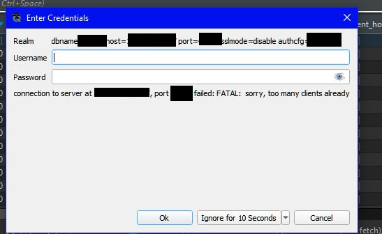 Qgis 332 Reserves Ridiculous Number Of Idle Connections On Postgresql 0465