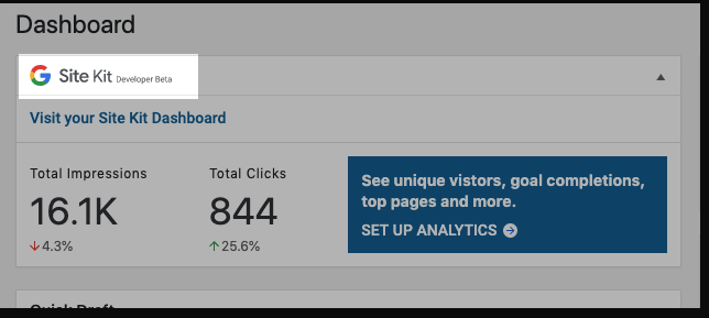 Remove the "Developer Beta" Tag · Issue #587 · google/site-kit-wp · GitHub