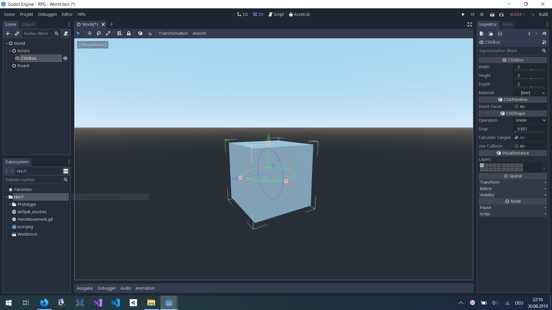 CSGBox hides coordinate system lines (GLES3 render) · Issue #31715 · godotengine/godot · GitHub