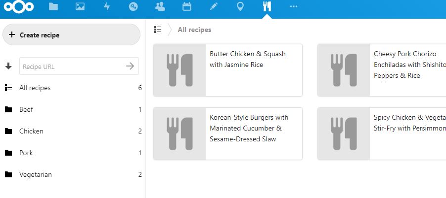 'None' category selection · Issue #326 · nextcloud/cookbook · GitHub