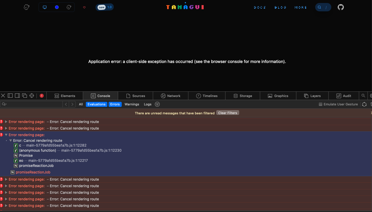 Issue Cant Access Tamaguidev · Issue 836 · Tamaguitamagui · Github 