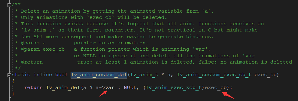 Calling lv_anim_timeline_del is deleting/stopping an active animation NOT attached to the ...