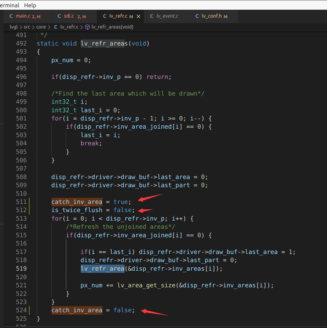 lv_disp_flush_is_last() does not correctly indicate the last flush ...