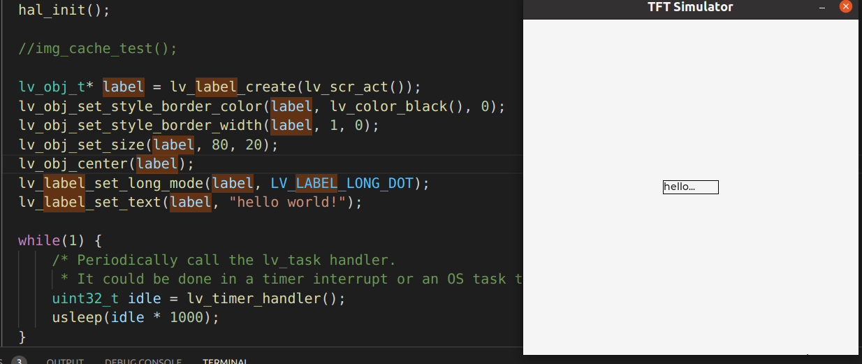 How Does Lv Label Implement Lv Label Long Dot That Does Not Match Word · Issue 3426 · Lvgl Lvgl