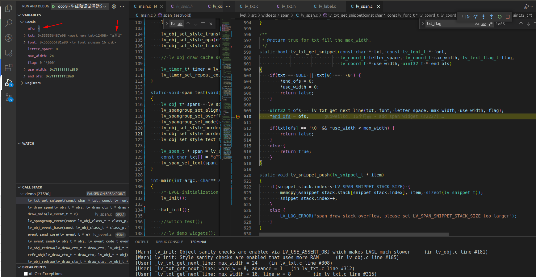 Wrong Behavior Of Overflow Of Lv Span · Issue 3685 · Lvgl Lvgl · Github